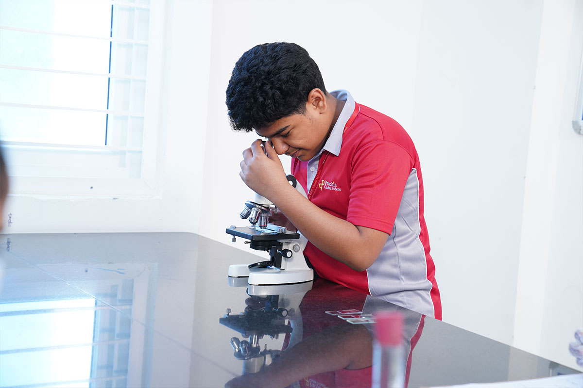 Science lab- Prachin Global School - Top CBSE School